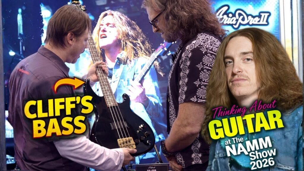Aria Pro II Cliff Burton Signature Bass Revealed at NAMM 2026 (Limited ...